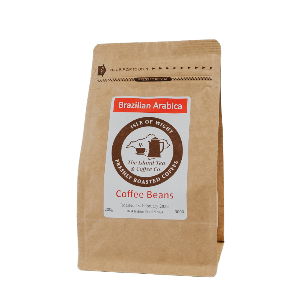 Freshly Roasted Brazilian Coffee Beans - 200g - The Island Tea & Coffee Co.