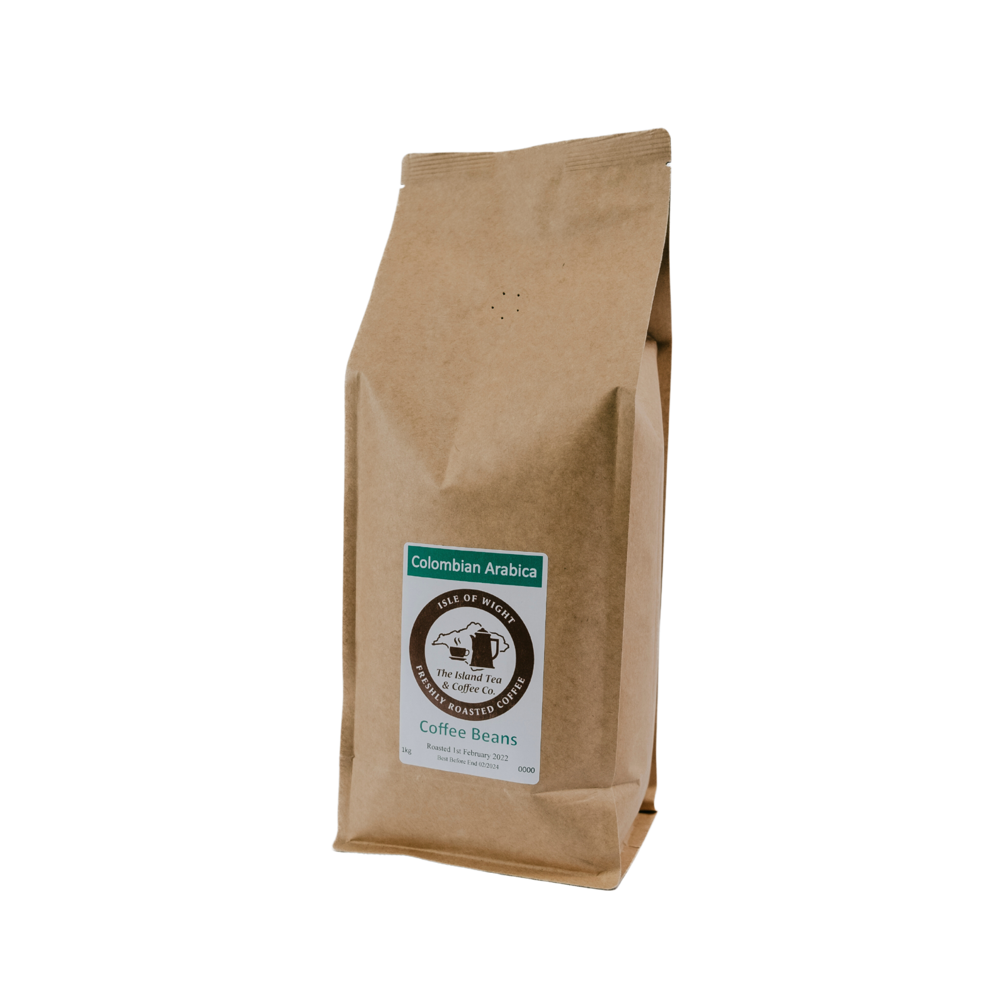 Freshly Roasted Colombian Coffee Beans - 1kg - The Island Tea & Coffee Co.